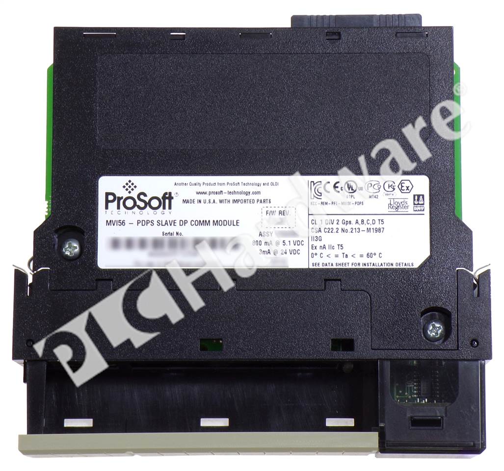 PLC Hardware: ProSoft MVI56-PDPS PROFIBUS DP Slave Communication Module