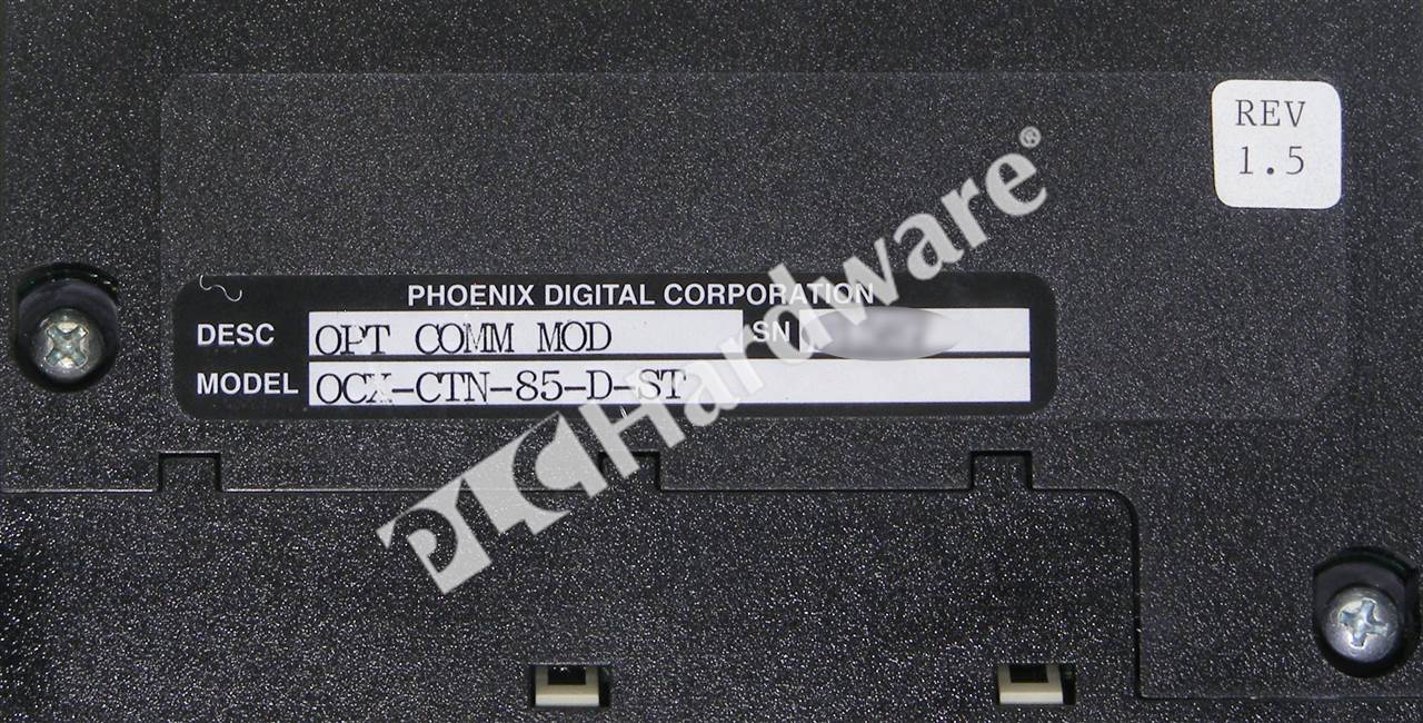 PLC Hardware: Phoenix Digital OCX-CTN-85-D-ST ControlNet Fiber Optic Module