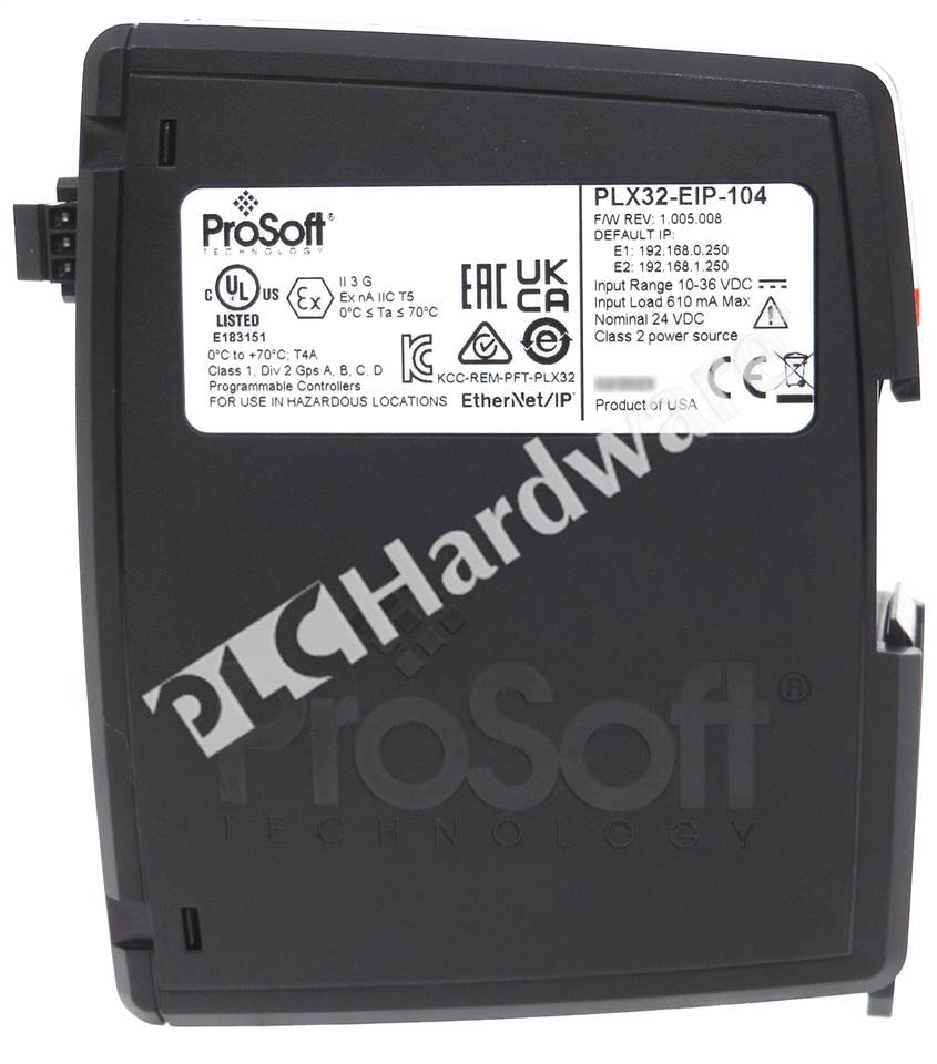 PLC Hardware: ProSoft PLX32-EIP-104 EtherNet/IP to IEC 60870-5-104 Gateway