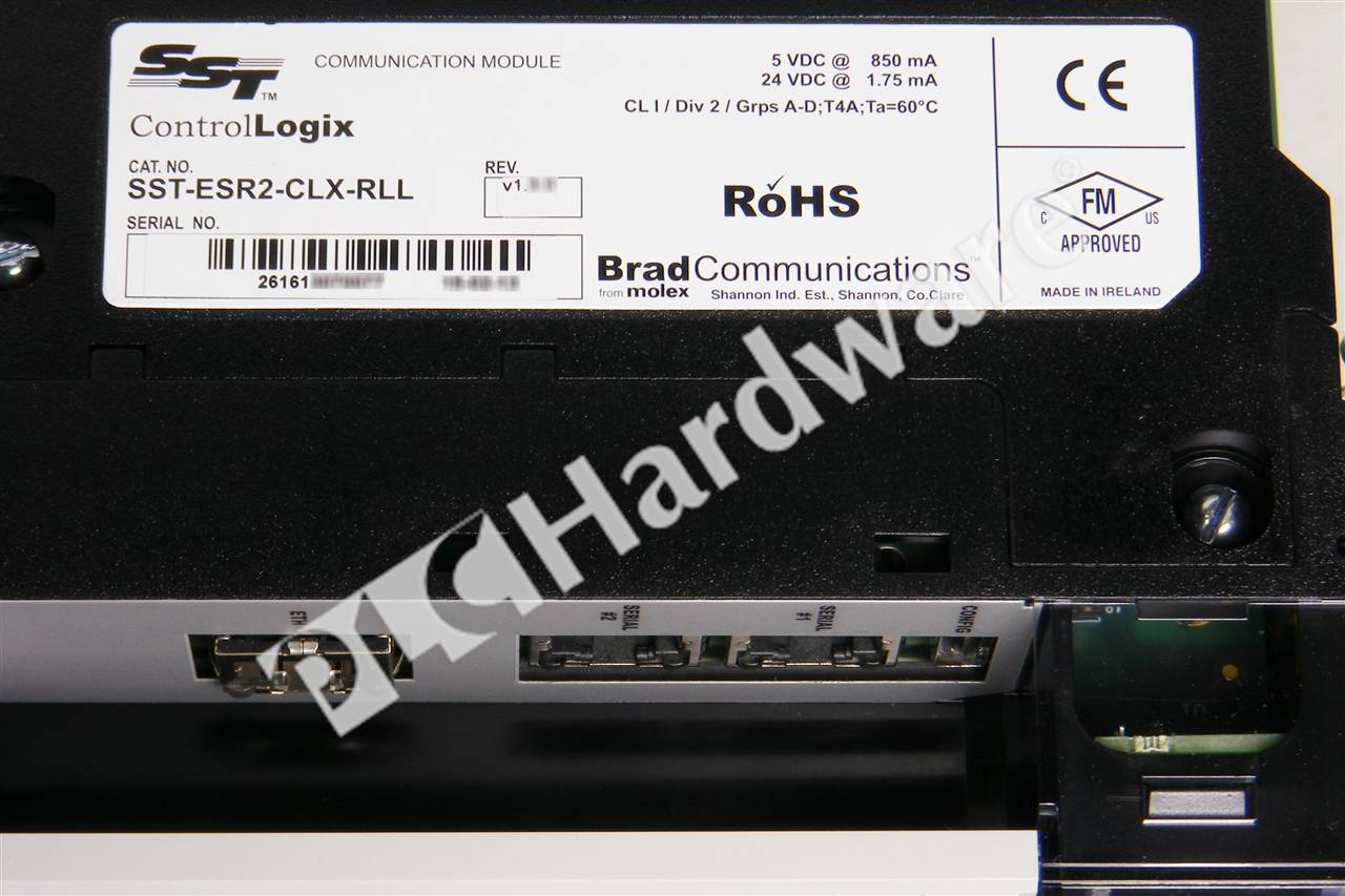 PLC Hardware: SST Woodhead SST-ESR2-CLX-RLL Ethernet/Serial Modbus Comm ...