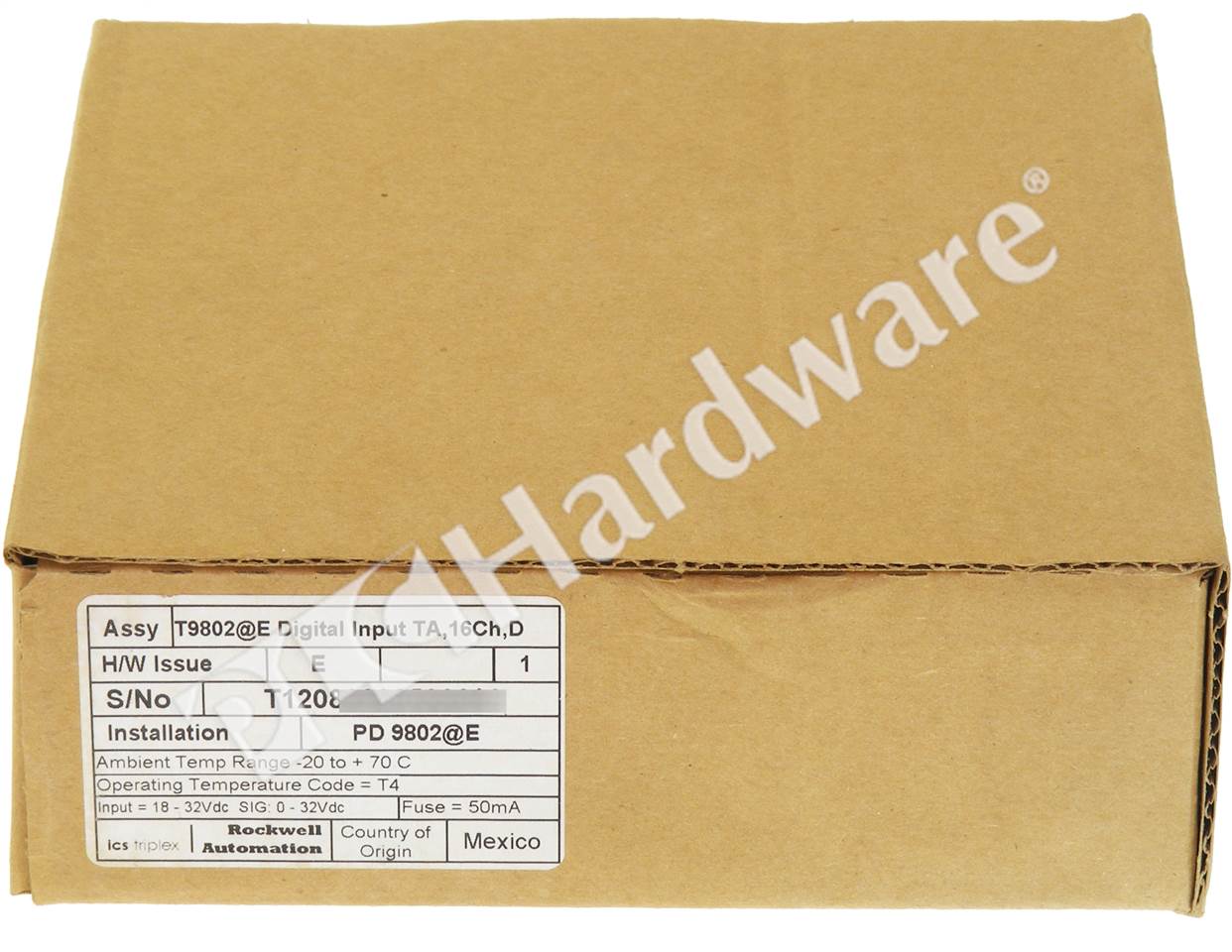 PLC Hardware - Allen Bradley T9802 Series E, Surplus Open Pre-owned