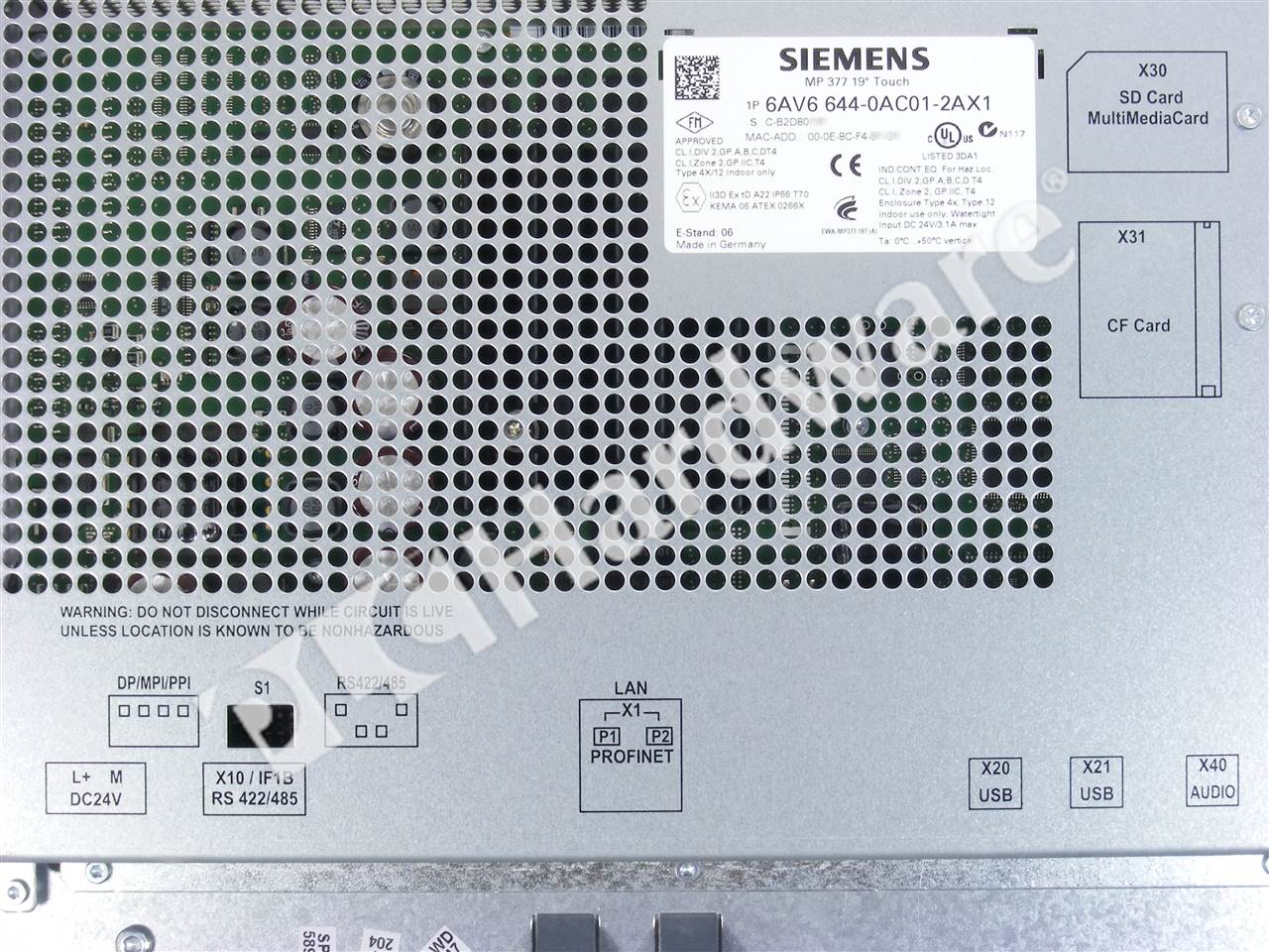PLC Hardware - Siemens 6AV6644-0AC01-2AX1, New Surplus Open