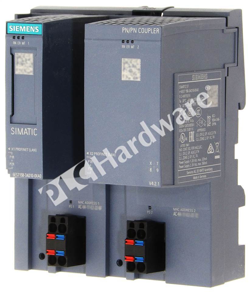 PLC Hardware: Siemens 6ES7158-3AD10-0XA0 SIMATIC Distributed I/O PN/PN ...