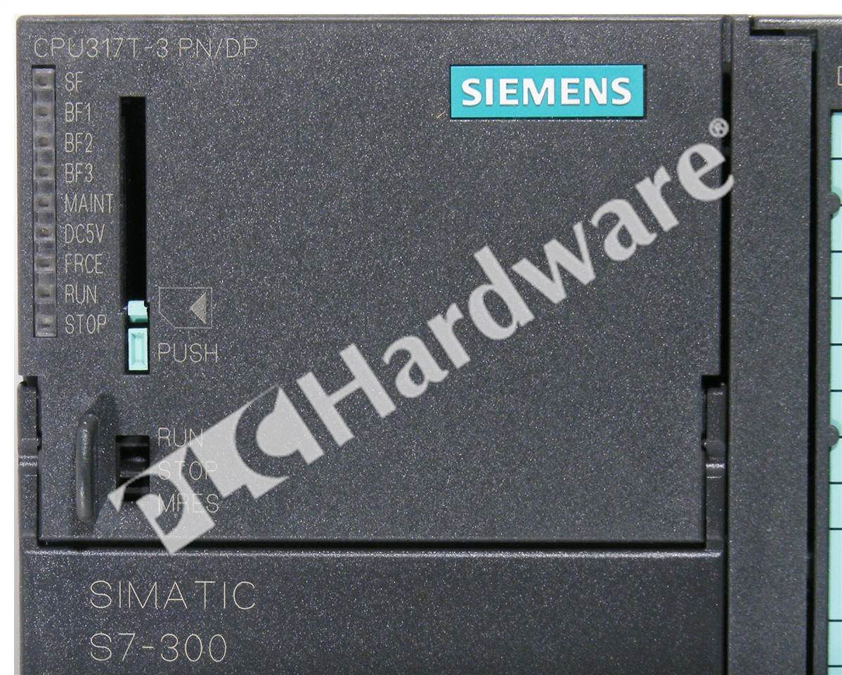 PLC Hardware: Siemens 6ES7317-7TK10-0AB0 SIMATIC S7-300 CPU 317T-3 PN/DP