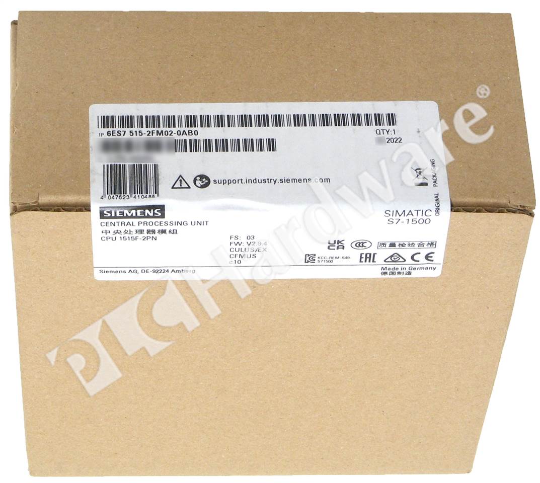 PLC Hardware - Siemens 6ES7515-2FM02-0AB0, Surplus Sealed Pre-owned