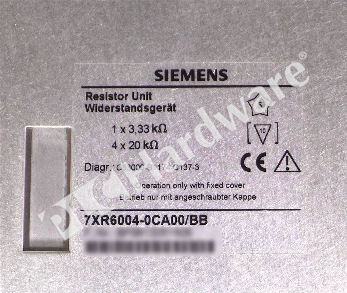 PLC Hardware - Siemens 7XR6004-0CA00, Used PLCH Packaging