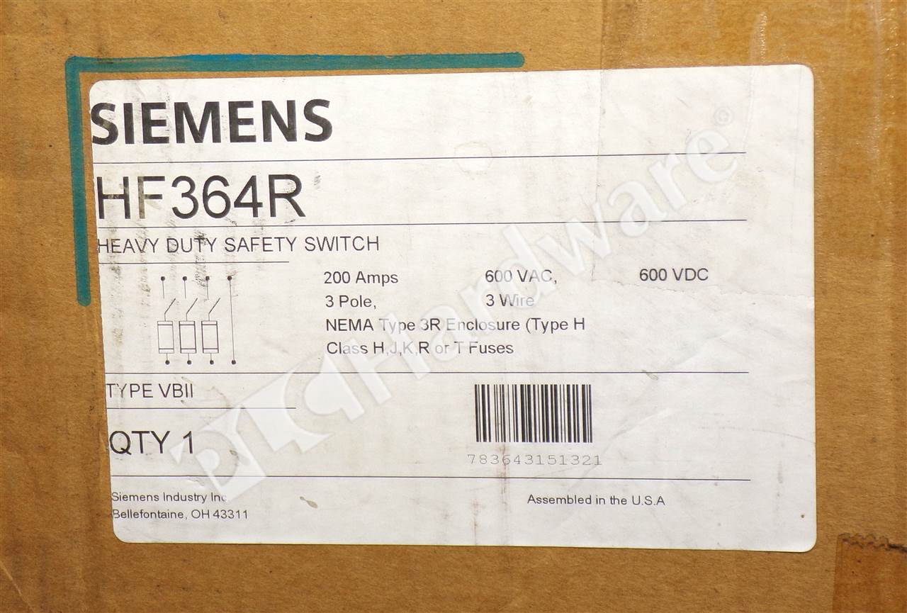 PLC Hardware - Siemens HF364R, Surplus Sealed Pre-owned