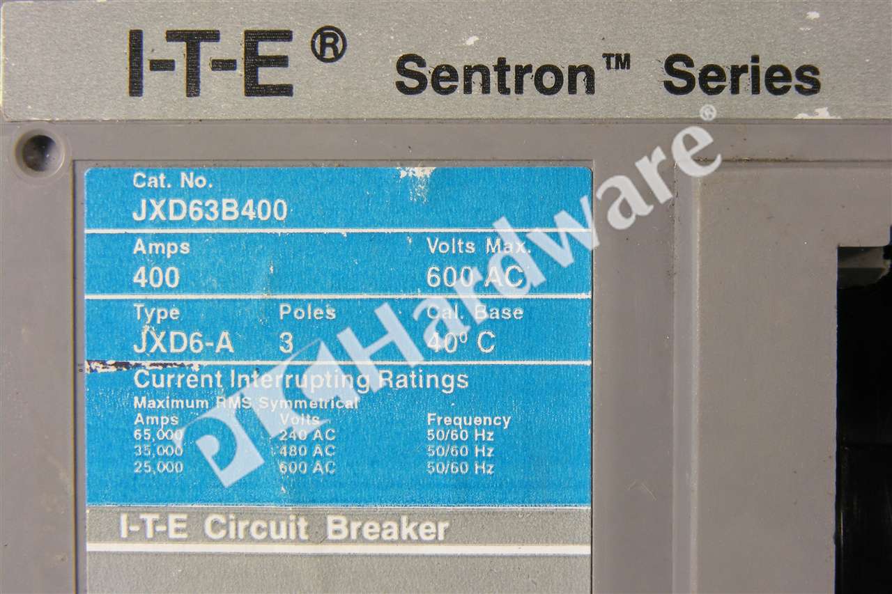 PLC Hardware - Siemens JXD63B400, Used PLCH Packaging