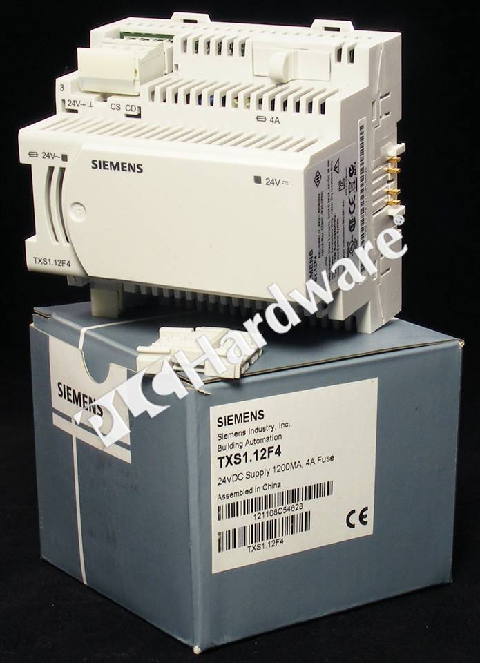 PLC Hardware: Siemens TXS1.12F4 TX-I/O Power Supply Module, 24V DC Supply